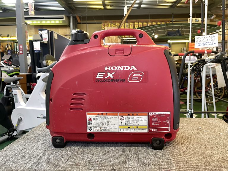 HONDA 本田 EX6 ポータブル発電機 軽量 低騒音型 入荷！【愛品倶楽部柏店】 | リサイクルショップ 中古品の買取は愛品倶楽部・愛品館