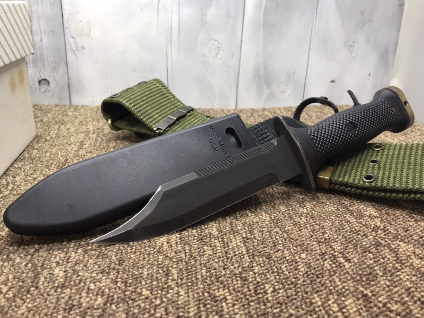 Ontario｜オンタリオ｜Mk3 MOD 0 2V376｜USネイビーコンバットナイフ買取致しました|愛品館八千代店 | リサイクルショップ ...