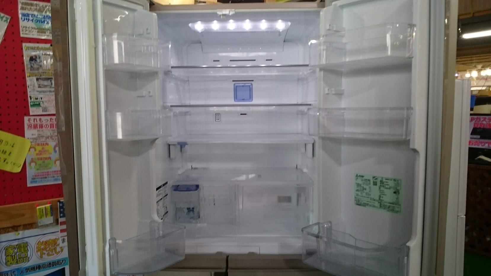 三菱|435L|6ドア 冷凍冷蔵庫|MR-R44A-F|買取いたしました|愛品倶楽部柏店 | リサイクルショップ 中古品の買取は愛品倶楽部・愛品館