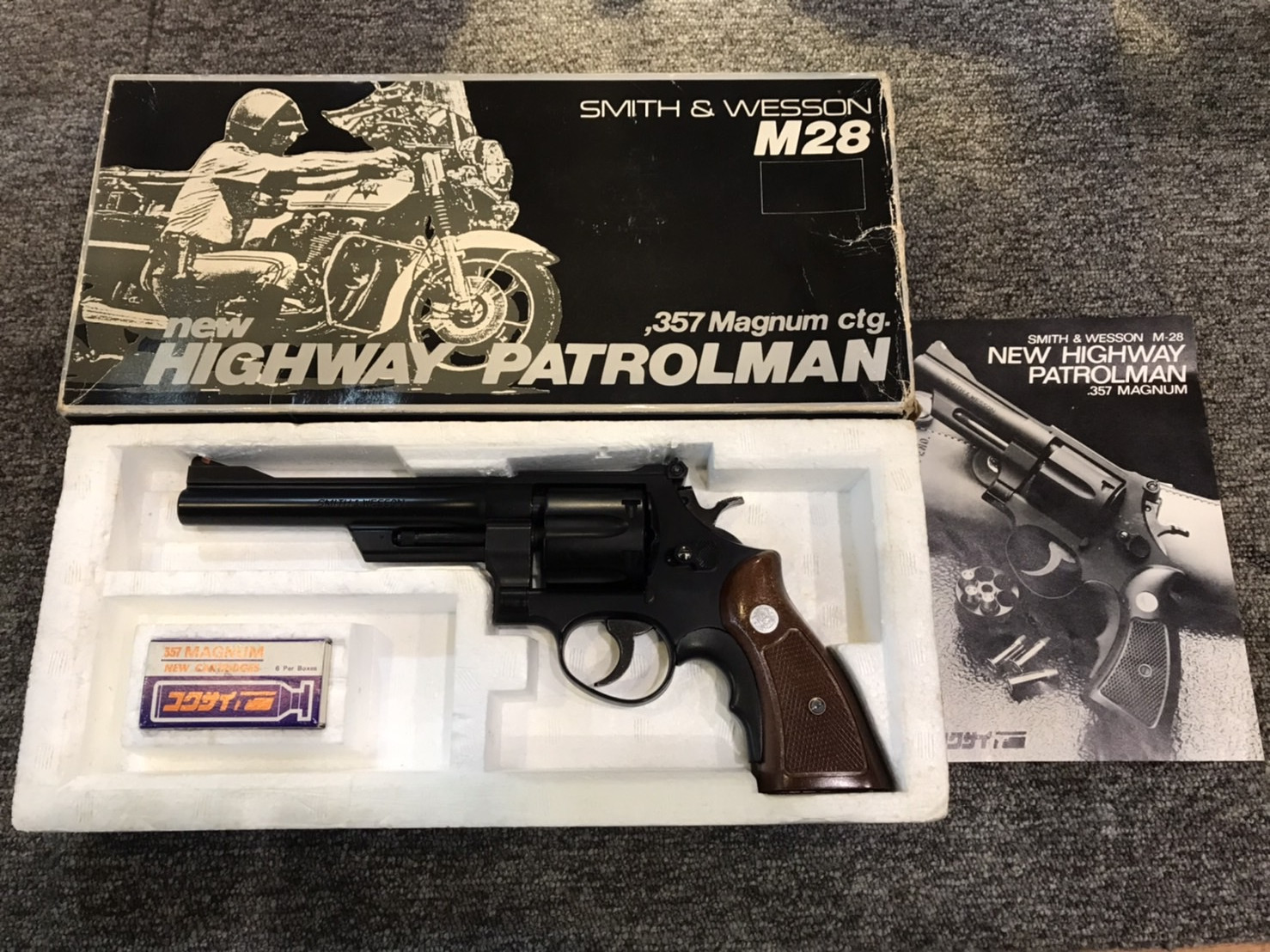 ★未発火中古 タナカワークス S&W M28 ハイウェイパトロールマン 4インチ（コクサイ M28ハイウェイパトロール 357 日本製 ...