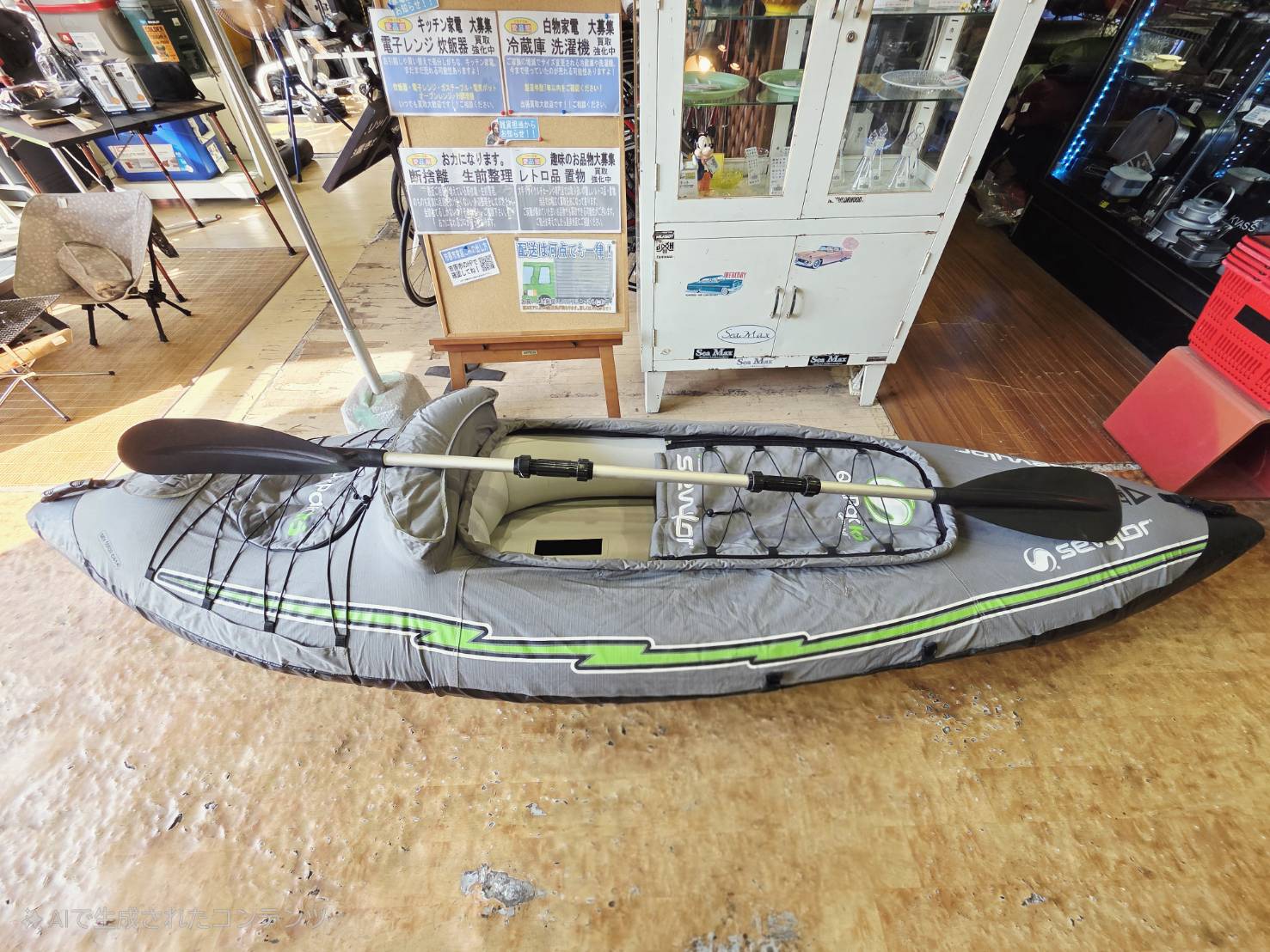 セビラー QUICKPAK K5 インフレータブルカヤック買取いたしました｜愛品館市原店 | リサイクルショップ 中古品の買取は愛品倶楽部・愛品館